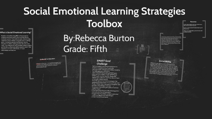 Social Emotional Learning Strategies Toolbox by Rebecca Burton on Prezi