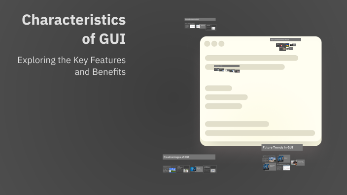 Characteristics of GUI by Jatin singh on Prezi