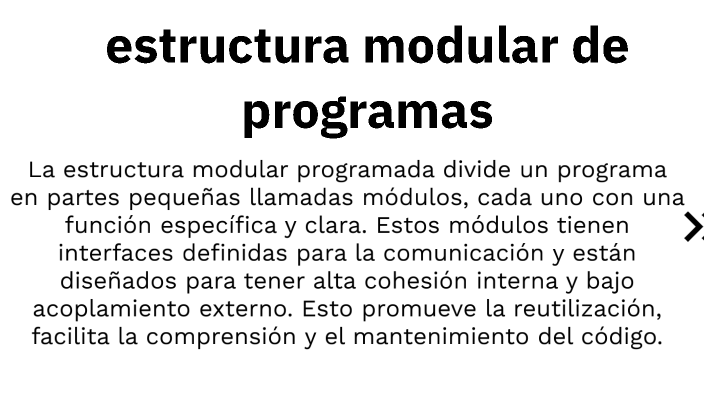 estructura modular de programas by Jostin Chicaiza on Prezi