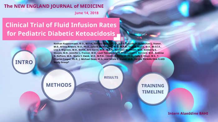 Clinical Trial of Fluid Infusion Rates for Pediatric Diabetic ...
