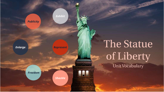 Statue of Liberty Unit Vocabulary by Aneesha Vargas on Prezi