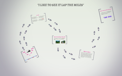 I like to see it lap the miles by patnaree noey on Prezi