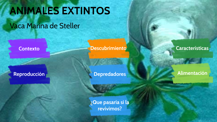 ANIMALES EXTINTOS: VACA MARINA DE STELLER by Carlos Eric Ponce ...