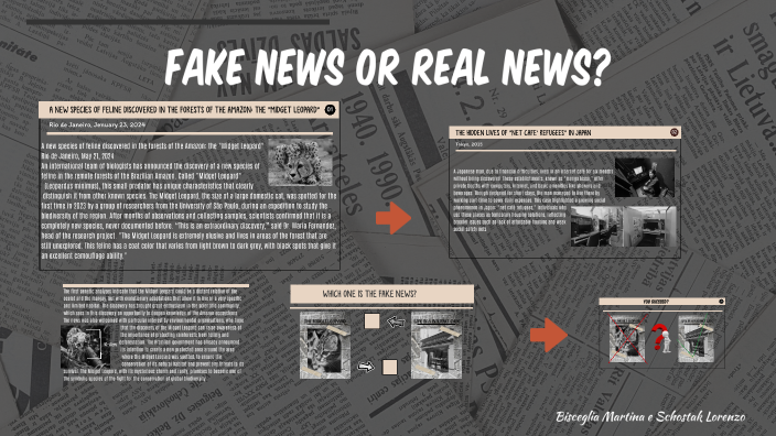 Fake News vs Real News by martina bisceglia on Prezi