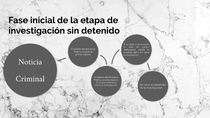 Fase inicial de la etapa de investigación sin detenido by jesus ponce ...