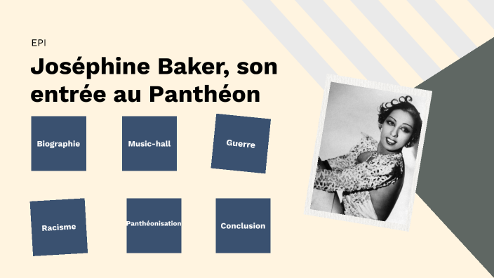 EPI joséphine Baker et son entrée au Panthéon by Mathilde Taisne on Prezi