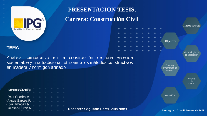 Presentación Tesis. by Igor Jimenez Arriagada on Prezi