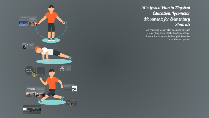 5E’s Lesson Plan in Physical Education: Locomotor Movements for ...