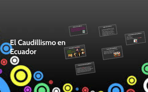 El Caudillismo en Ecuador by Ronny Burgasí on Prezi