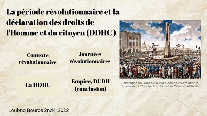 La période révolutionaire et la DDHC by Loubna Bouras on Prezi