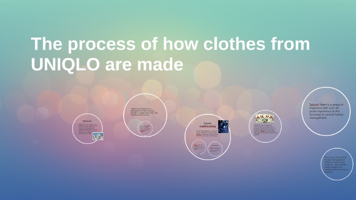 The process of how clothes from UNIQLO are made by Yuka Minami on Prezi