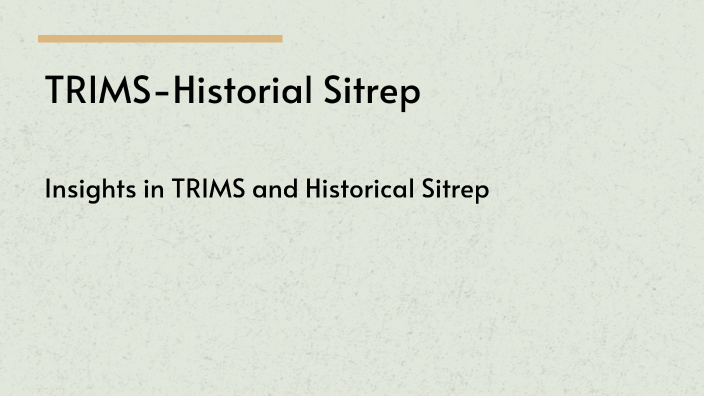 TRIMS-Historical Data Comparison by Xinyi Wang on Prezi