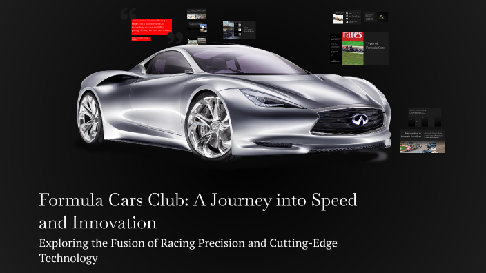 Formula Cars Club: A Journey into Speed and Innovation by Girija Panwal ...