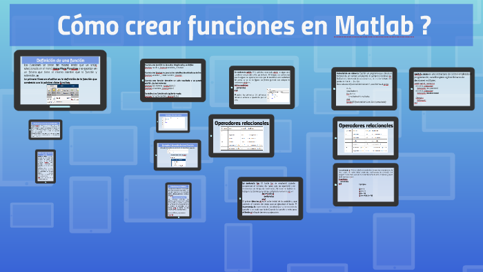 Cómo crear funciones en Matlab ? by Edu Caicedo on Prezi