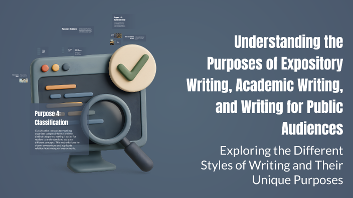 Understanding the Purposes of Expository Writing, Academic Writing, and ...