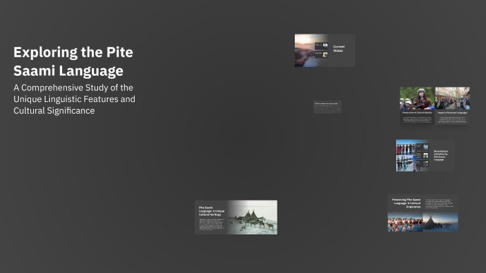 Exploring the Pite Saami Language by Ebru İzre on Prezi
