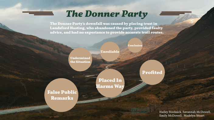 The Donner Party- Who's at fault? by Hailey Stocksick on Prezi