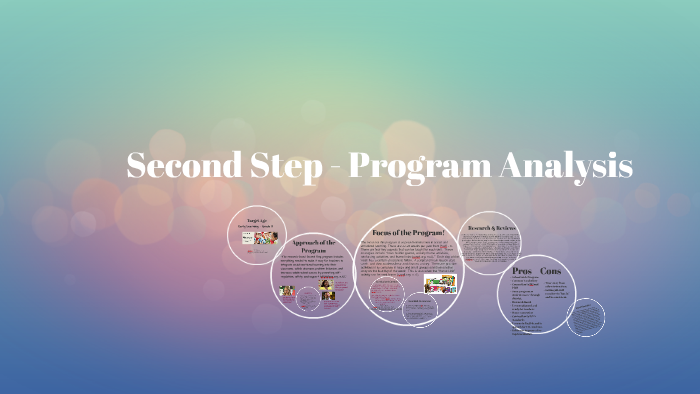 Second Step - Program Analysis by Julie Julius on Prezi
