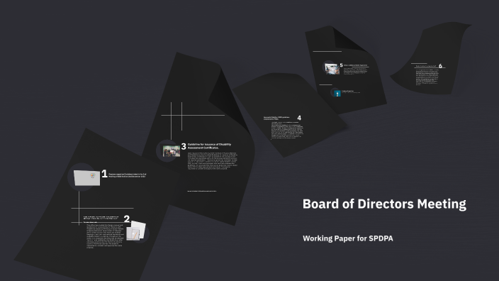 Board of Directors Meeting by SPDPA IMAGES on Prezi