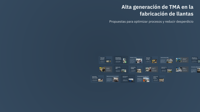 Alta generación de TMA (material de reproceso) de banda blanca en el ...