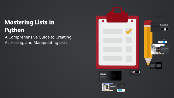 Mastering Lists in Python by Reya Doshi on Prezi