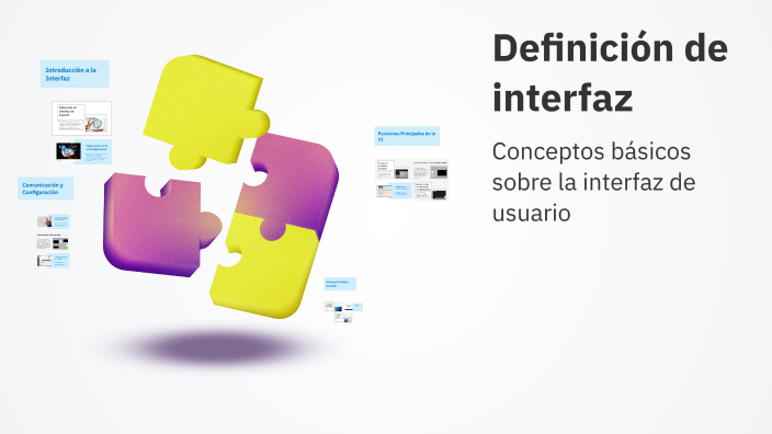 Definición de interfaz by Cristina Traverso Benitez on Prezi