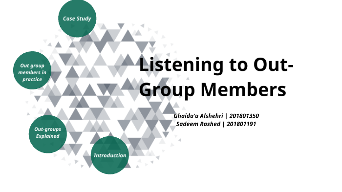 Listening to Out-Group Members by Ghaida'a1217 S. on Prezi