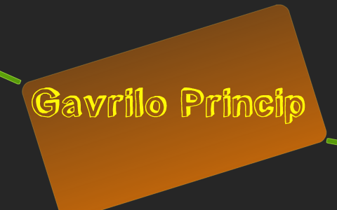 Presentation of Gavrilo Princip by Jonathon Winegarden on Prezi
