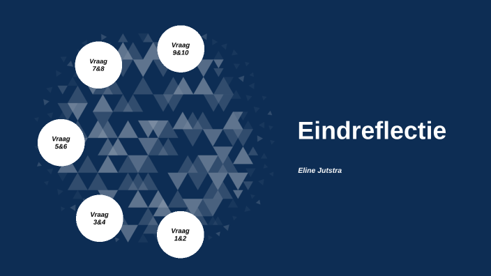 Eindreflectie by Eline Jutstra on Prezi