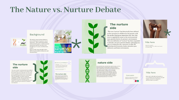 The nature vs. Nurture Debate by Rawan Mohammed on Prezi