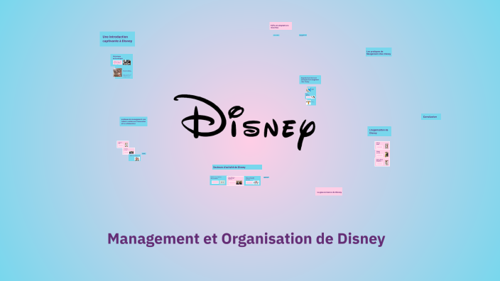 Management et Organisation de Disney by manon vrignaud on Prezi