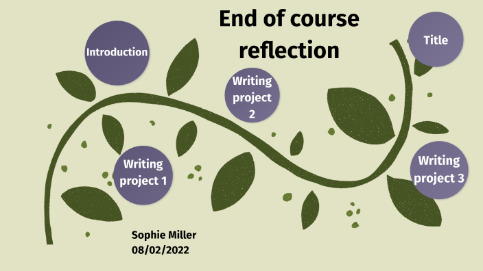 end of course reflection by sophie miller on Prezi