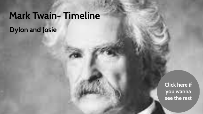 Mark Twain- Timeline by Dylon Haines on Prezi