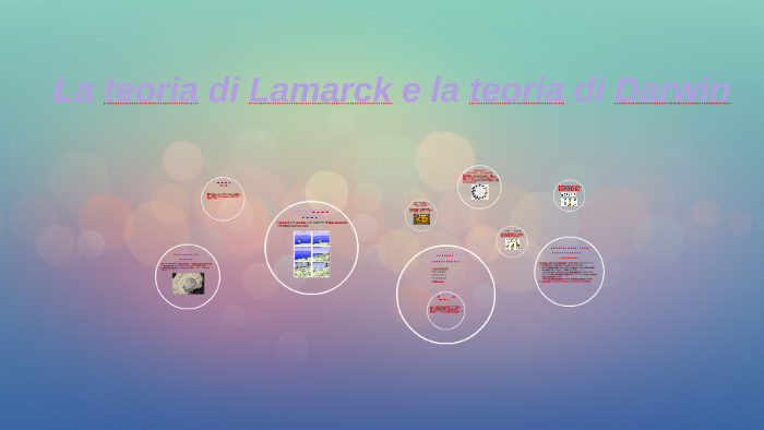 La teoria di Lamarck e la teoria di Darwin by Marika Coppo on Prezi