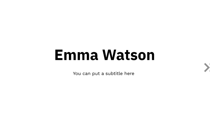 Emma Watson by Ranne Anonin on Prezi