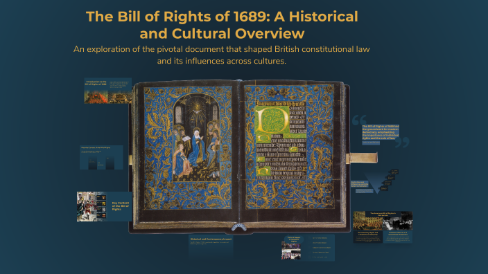 The Bill of Rights of 1689: A Historical and Cultural Overview by ...