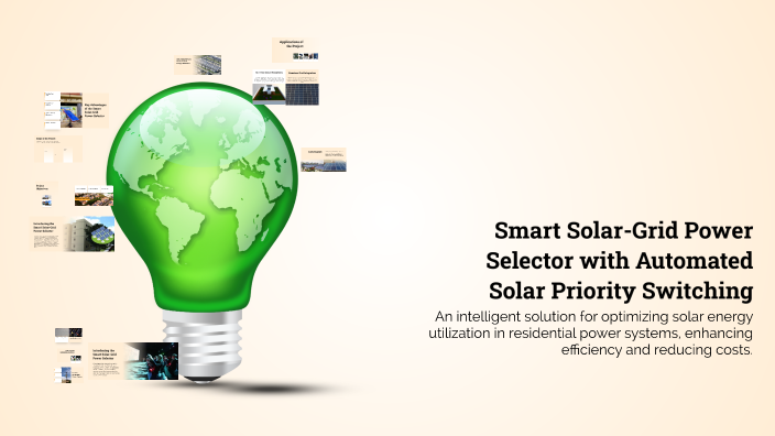 Smart Solar-Grid Power Selector with Automated Solar Priority Switching ...