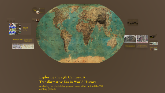 Exploring the 15th Century: A Transformative Era in World History by ...