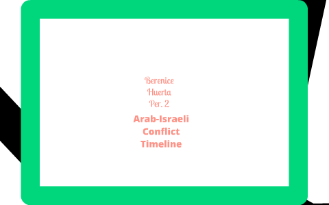 Arab-Israeli Conflict Timeline by Berenice Huerta on Prezi