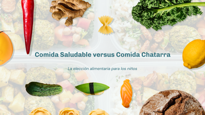 Comida Saludable versus Comida Chatarra by Nicolas Castillo Astudillo ...