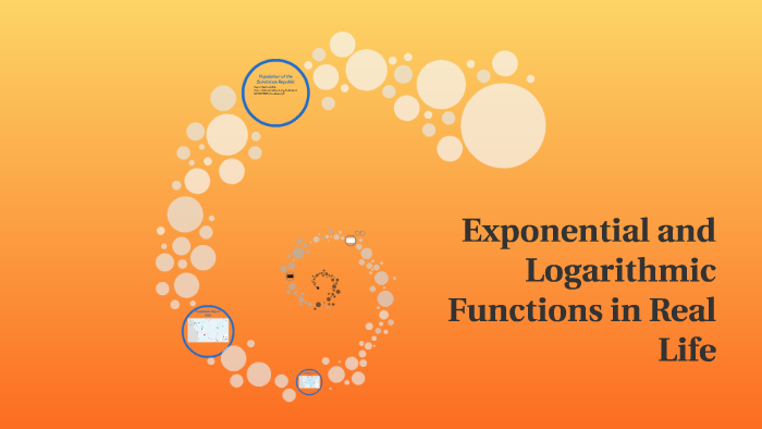 Exponential and Logarithmic Functions in Real Life by Haylea Womack on ...