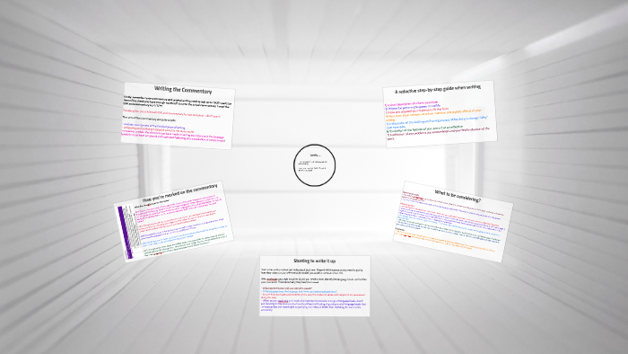 Writing the Commentary NEA by jack wright on Prezi