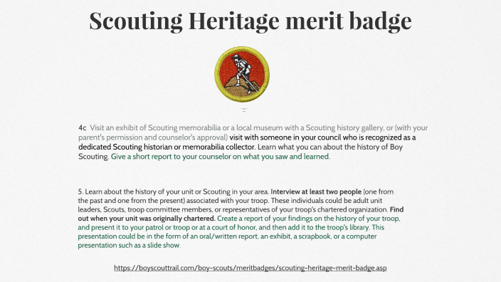 Guthrie Scouting History Timeline September 2021 by Doug Cook on Prezi
