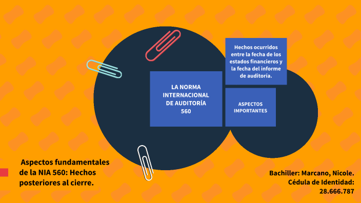 Aspectos fundamentales de la NIA 560: Hechos posteriores al cierre. by ...