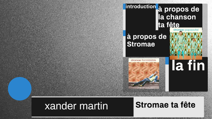 Ta Fête-Stromae by Xander Martin on Prezi