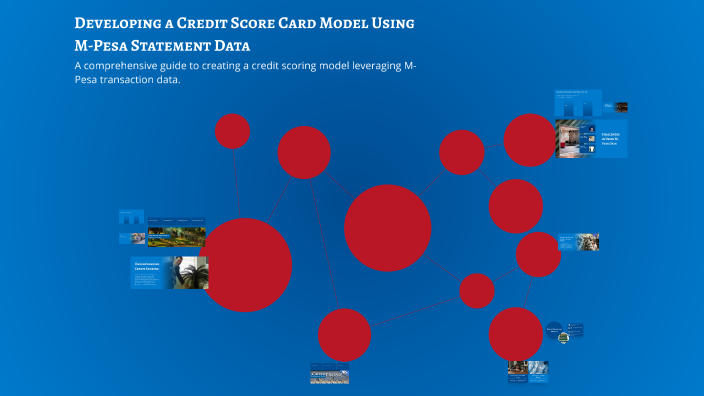 Developing a Credit Score Card Model Using M-Pesa Statement Data by ...