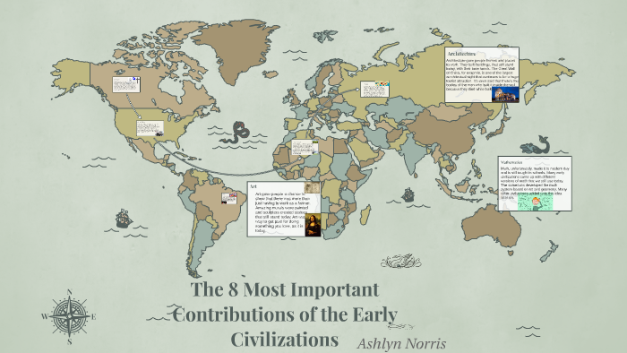 The 8 Most Important Contributions of the Early Civilization by ashlyn ...