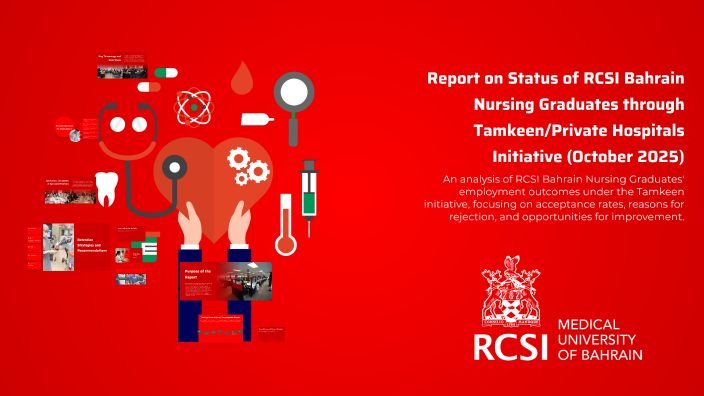 Report on Status of RCSI Bahrain Nursing Graduates through Tamkeen ...