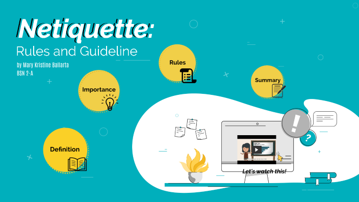 Netiquette Rules and Guidelines by Mary Kristine Ballarta on Prezi