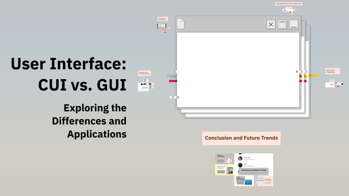 User Interface: CUI vs. GUI by Sanvi on Prezi